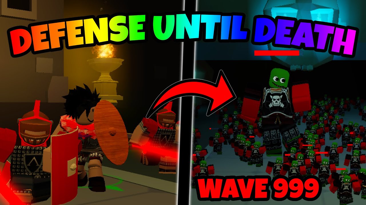 I Battled *ENDLESS* Zombie Hordes In Defense Until Death Simulator ...
