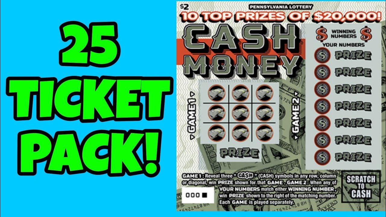 25 IN A ROW 🔴 PA LOTTERY CASH MONEY SCRATCH OFF TICKETS! - YouTube