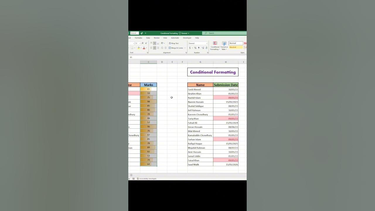 Data Graph Bar With Conditional Formatting Excelcourse Mexcel Excelsolutions Excel Office