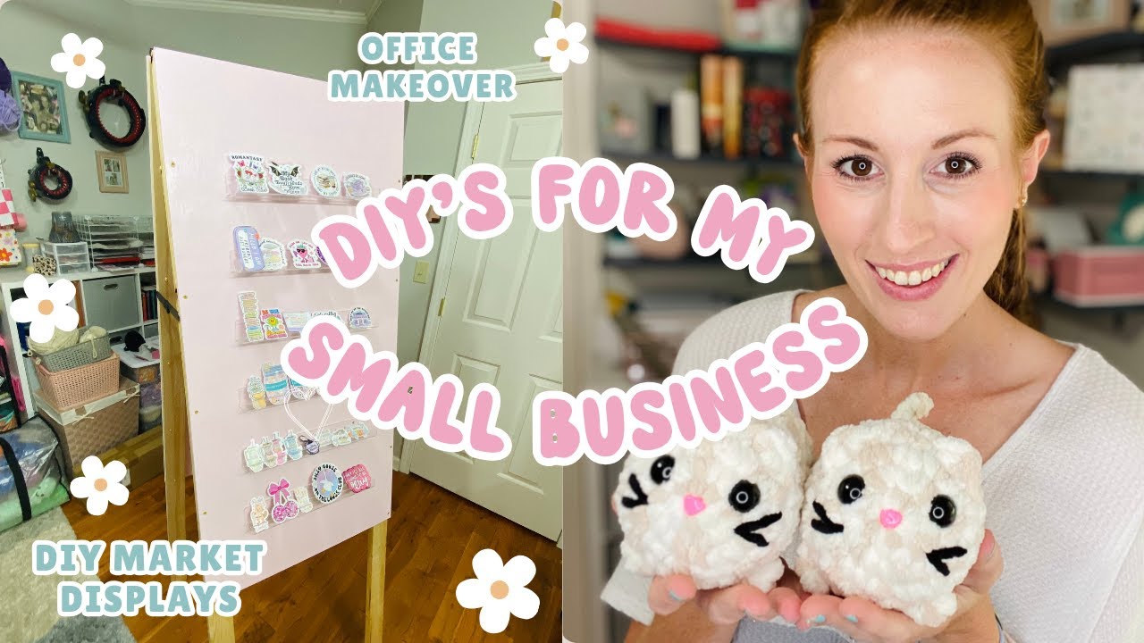 How I Save Money In My Small Business | DIY Market Displays - YouTube