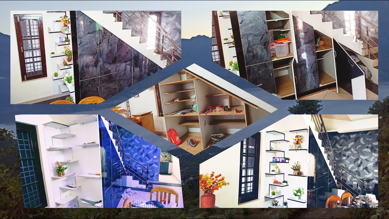 Wardrobe under Staircase: Design Your Living Room ! Transforming Living ...