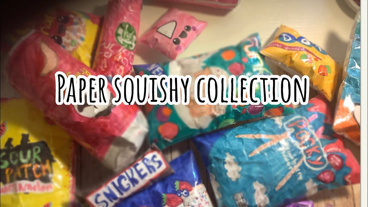 Paper squishy collection - YouTube