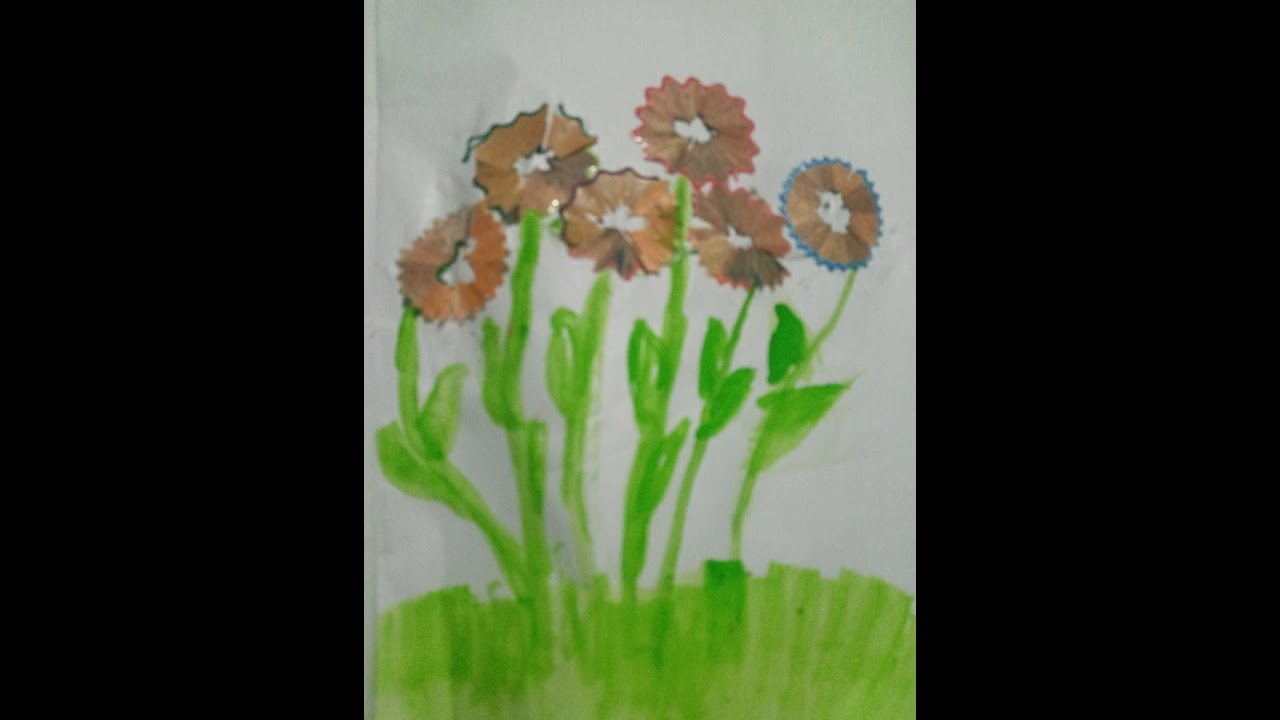 pencil dust art for kids /art and craft - YouTube