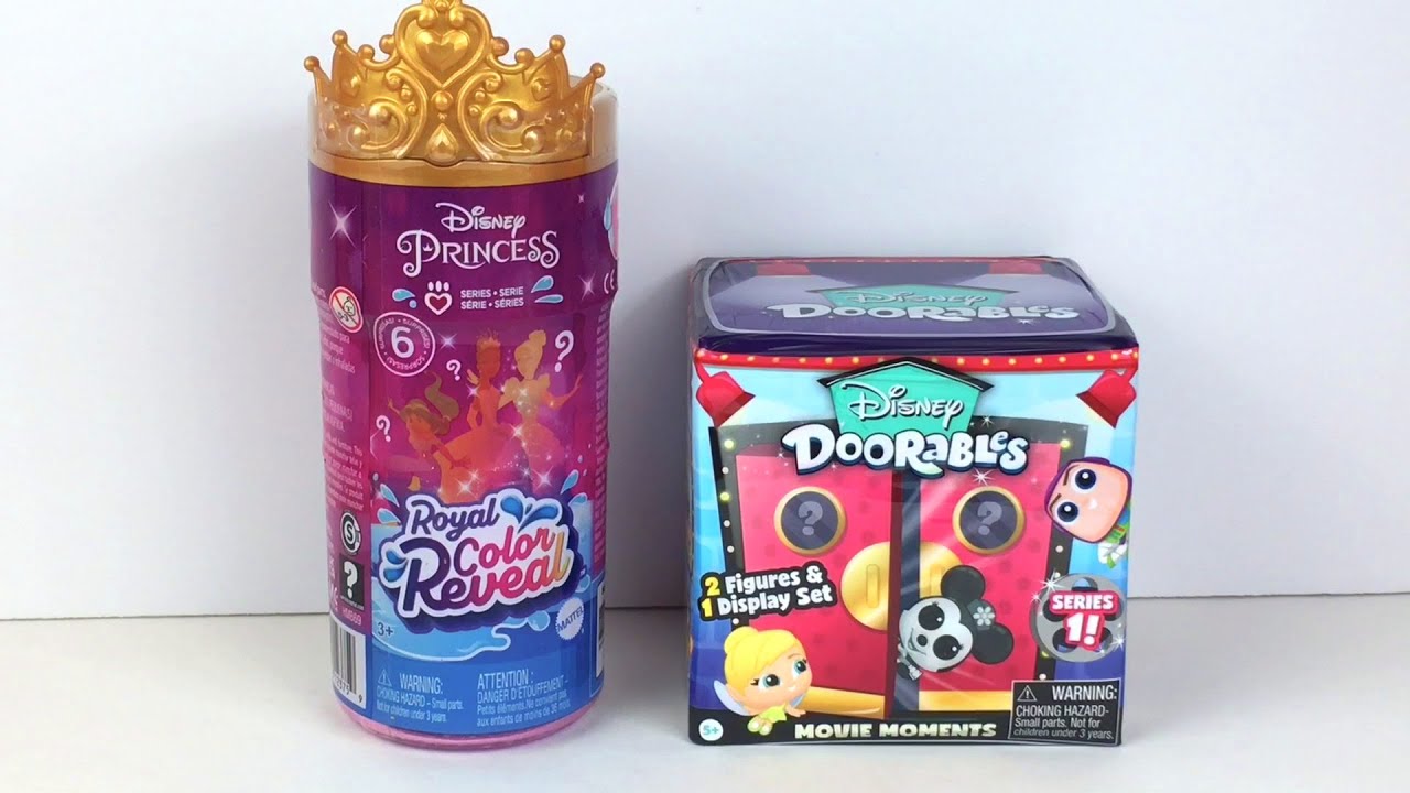 Disney Movie Moments Doorables & Royal Color Reveal Disney Princess ...
