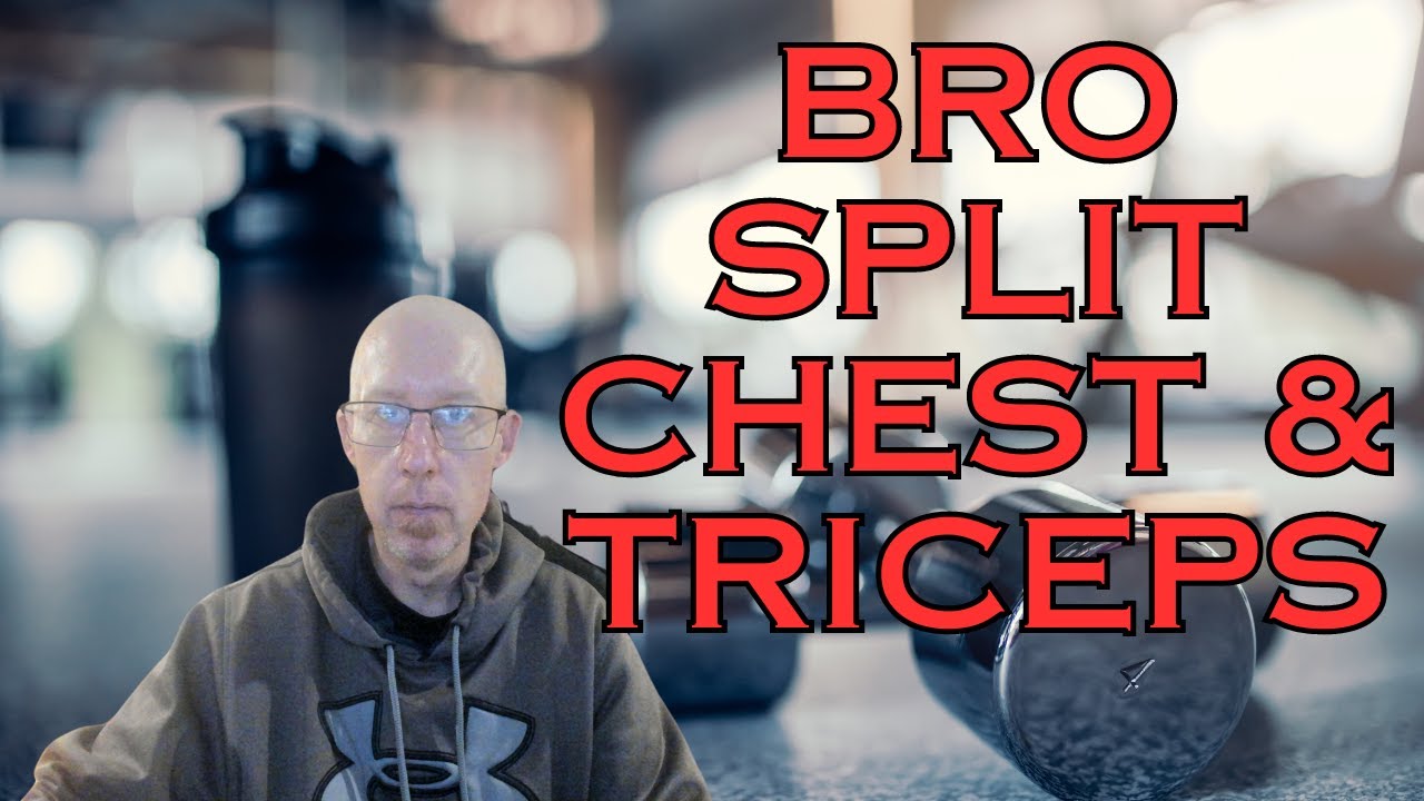 BRO SPLIT CHEST & TRICEPS 2.0 @ HOME GYM - YouTube