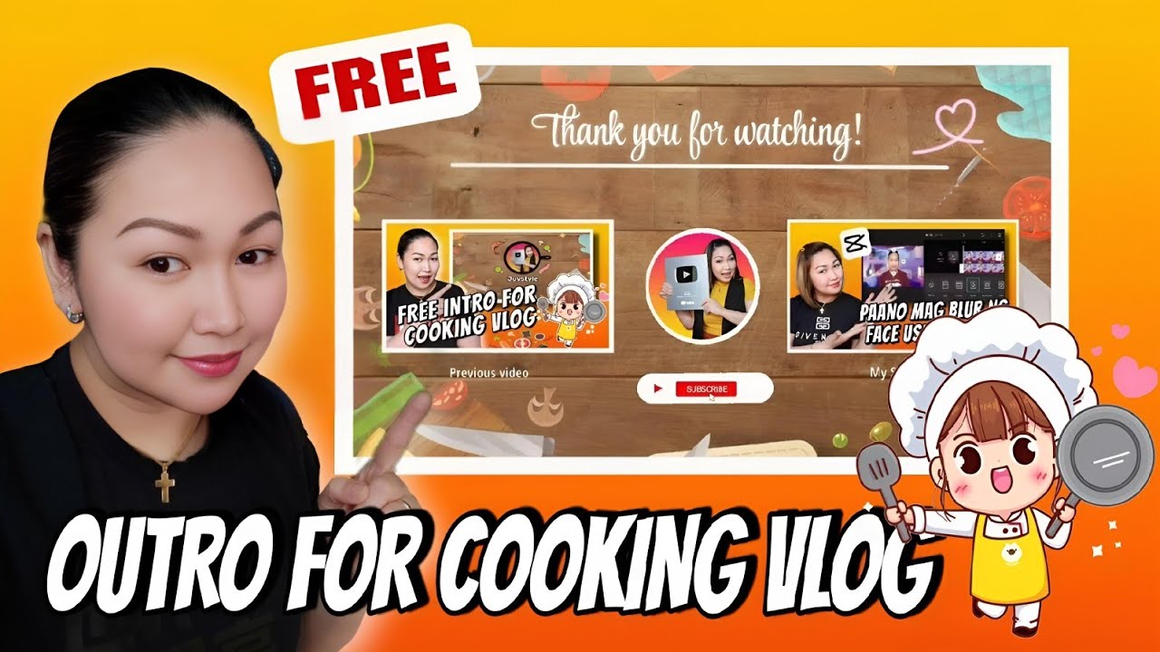 OUTRO TEMPLATE FOR COOKING VLOG 2022 - YouTube
