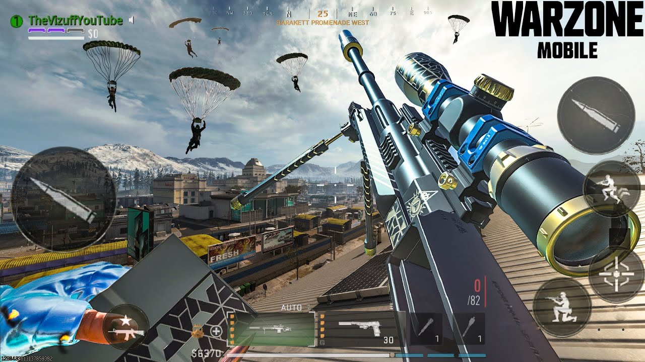 WARZONE MOBILE NEW UPDATE ANDROID MAX GRAPHICS GAMEPLAY - YouTube