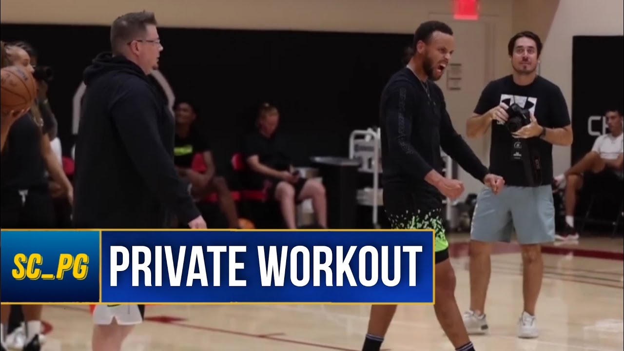 Stephen Curry private basketball workout. How does he do it?! Champion ...