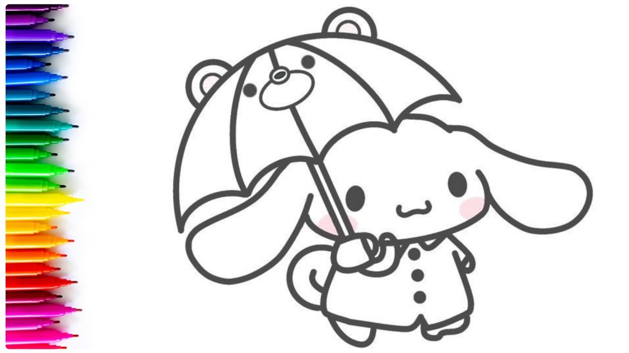 how to draw cinnamoroll | Easter bunny | easy drawing | drawing and ...