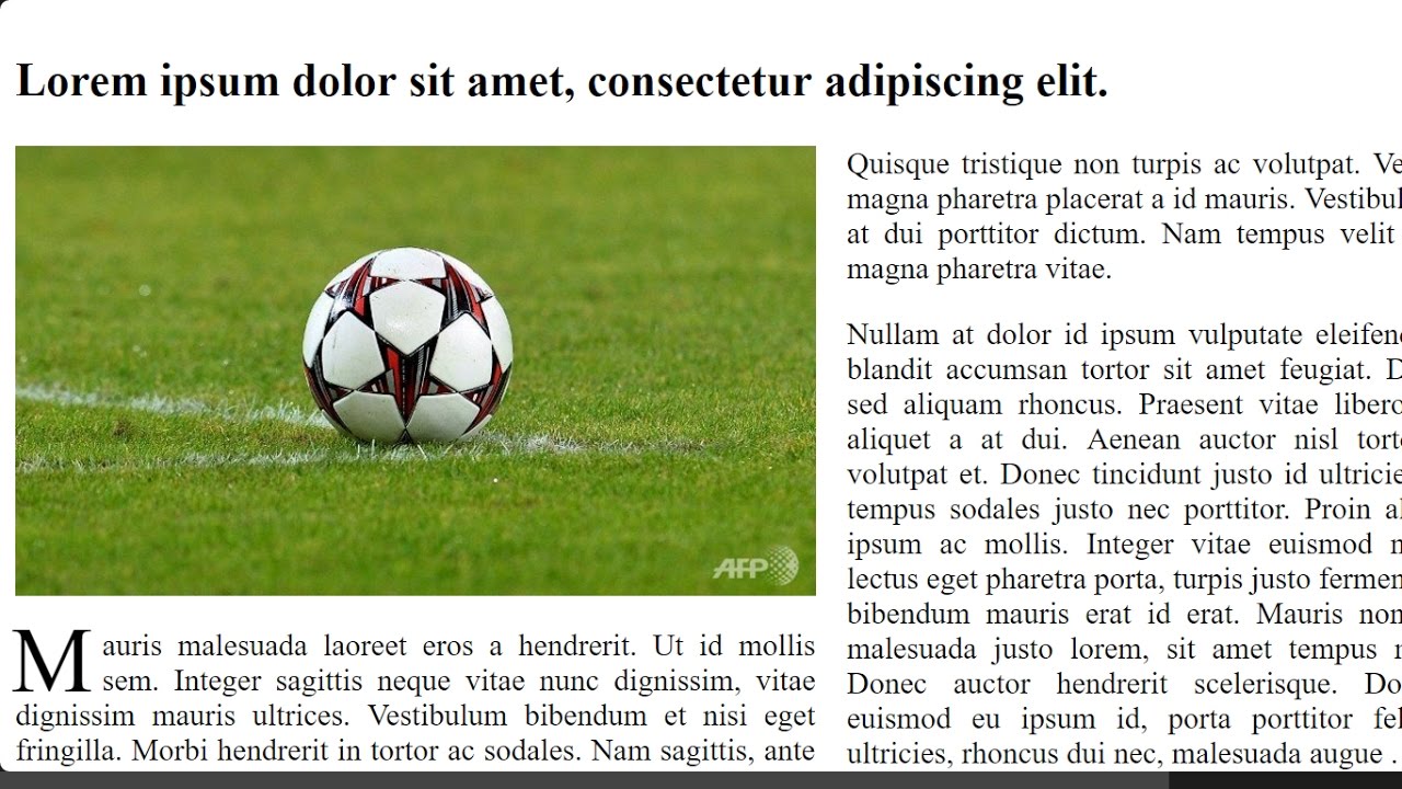 CSS for Newspaper Layout - YouTube