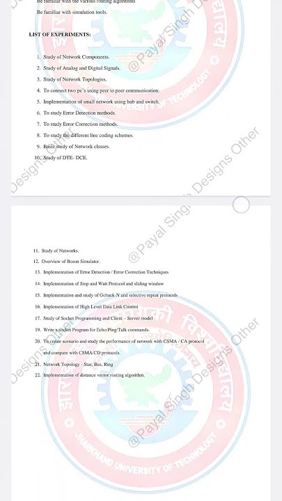 Jharkhand Polytechnic 4th Semester Data Communication & ComputerNetworking Paratical | CSE | JUT ...