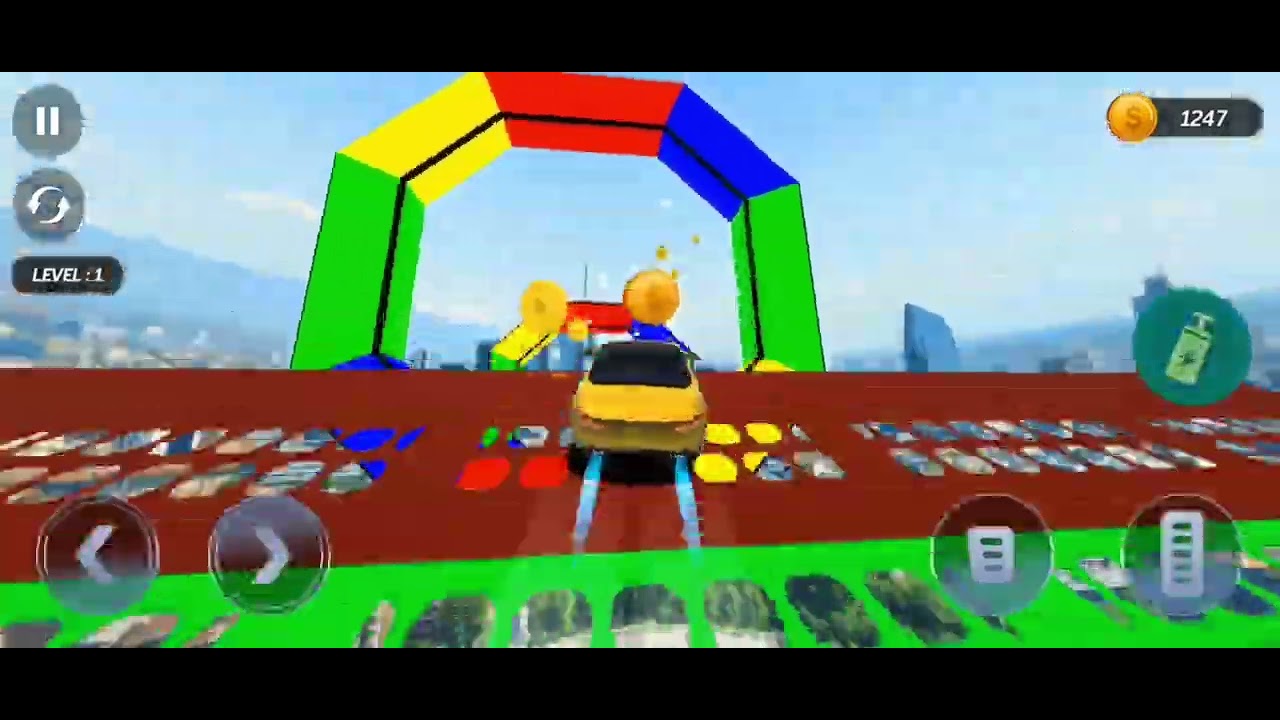 ramp car racing ramp car racing viral - YouTube