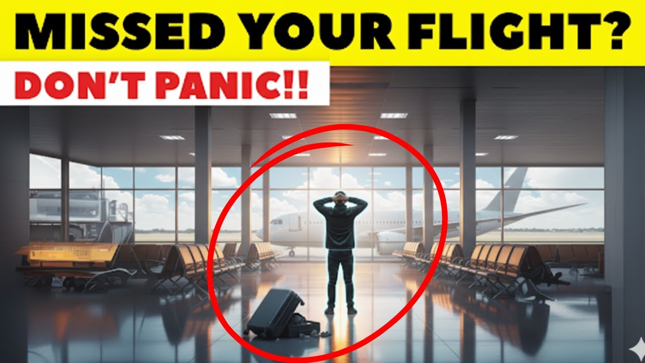 WHAT TO DO WHEN YOU MISS YOUR FLIGHT: AIRLINE SECRET DECODED - YouTube