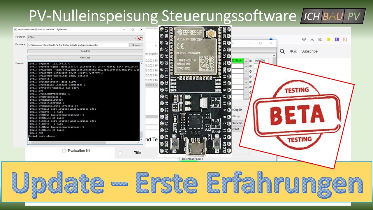Update zum Beta SW Test - YouTube
