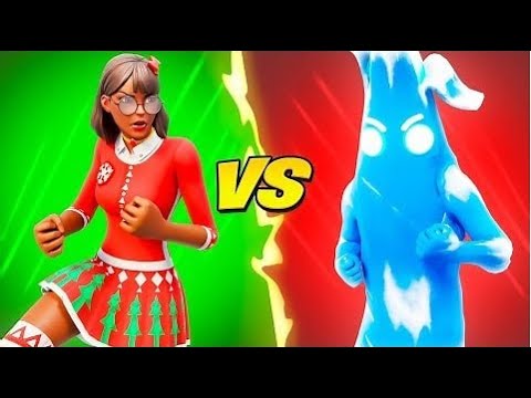 Fortnite polar peely vs krisable - YouTube
