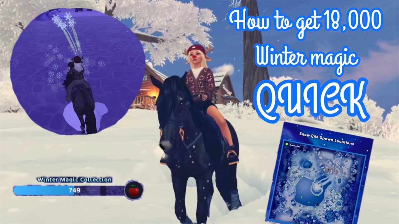 *EASY* HOW TO GET 18,000 WINTER MAGIC SUPER FAST! | Star Stable Online ...