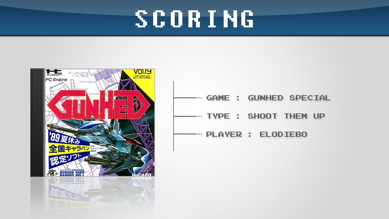 Gunhed Special - PC Engine - 5 minutes (1 065 870 pts) - YouTube