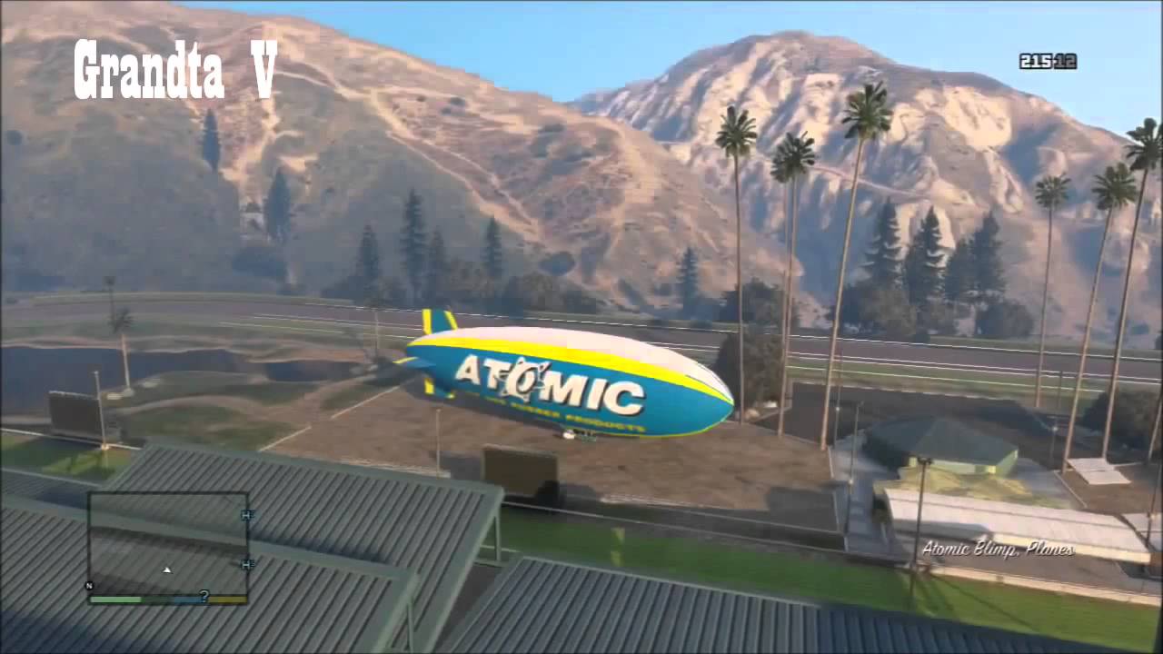 GTA 5 ATOMIC BLIMP GAMEPLAY - YouTube