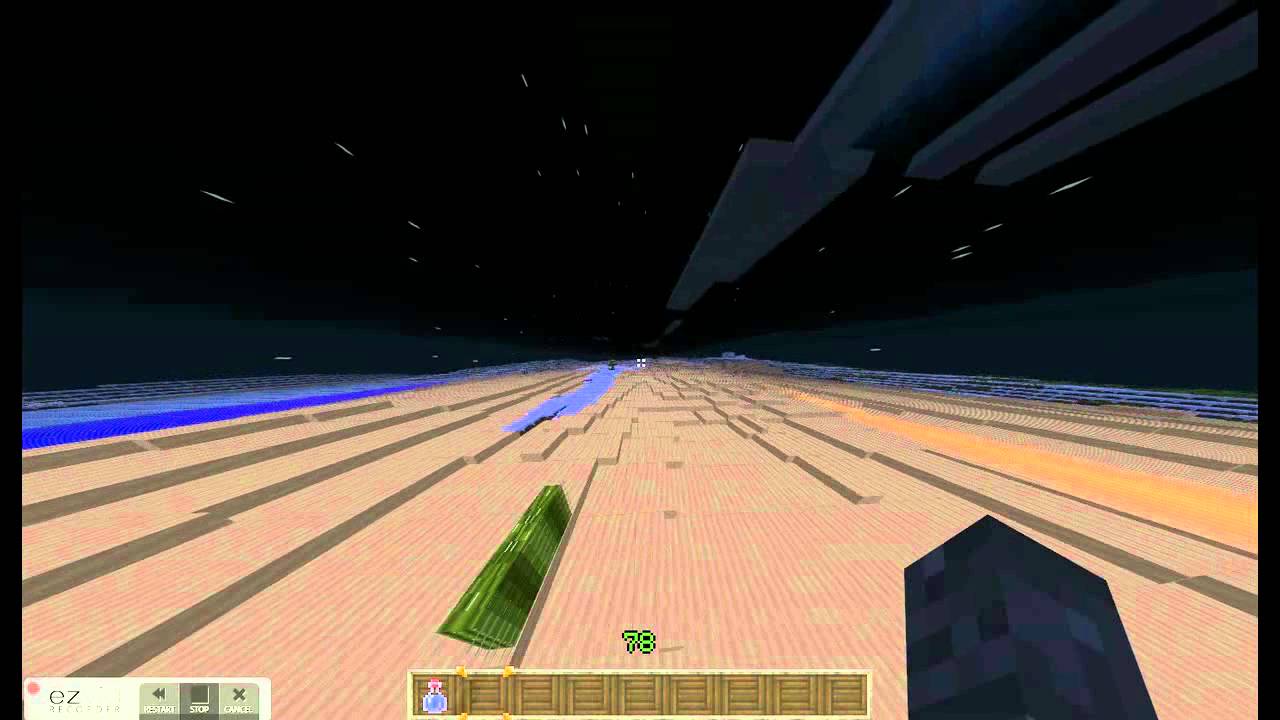 How to go lightspeed in minecraft (no hax or mods) - YouTube