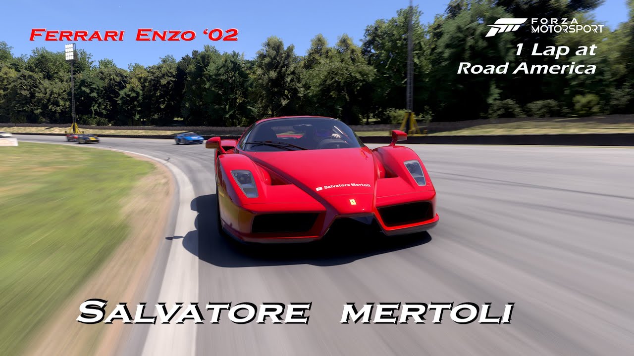 UNIQUE Ferrari Enzo '02 |1 Lap Road America #ferrari #ferrarienzo # ...