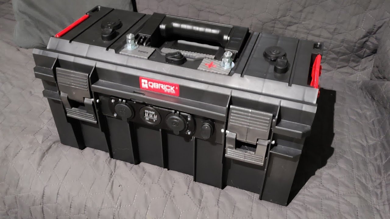 PowerBox 12v 28ah DIY - projekt skrzyneczki z prądem ;) - YouTube