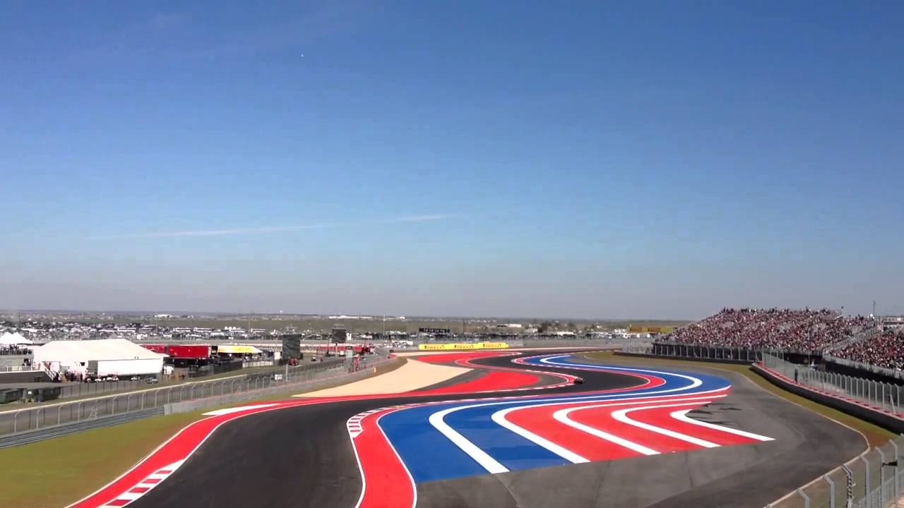F1 austin circuit of the americas (S curve ) - YouTube
