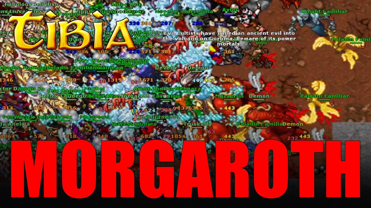 MORGAROTH ATAKUJE - TIBIA BOSS - DROGA - BOSS - CO I JAK #tibia - YouTube