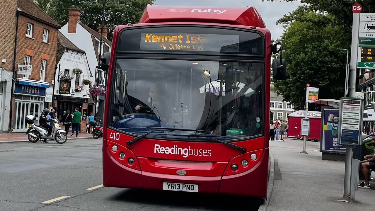 Reading Buses Scania K270UB ADL Enviro300SG 410 (YR13PNO) On Route 10 ...