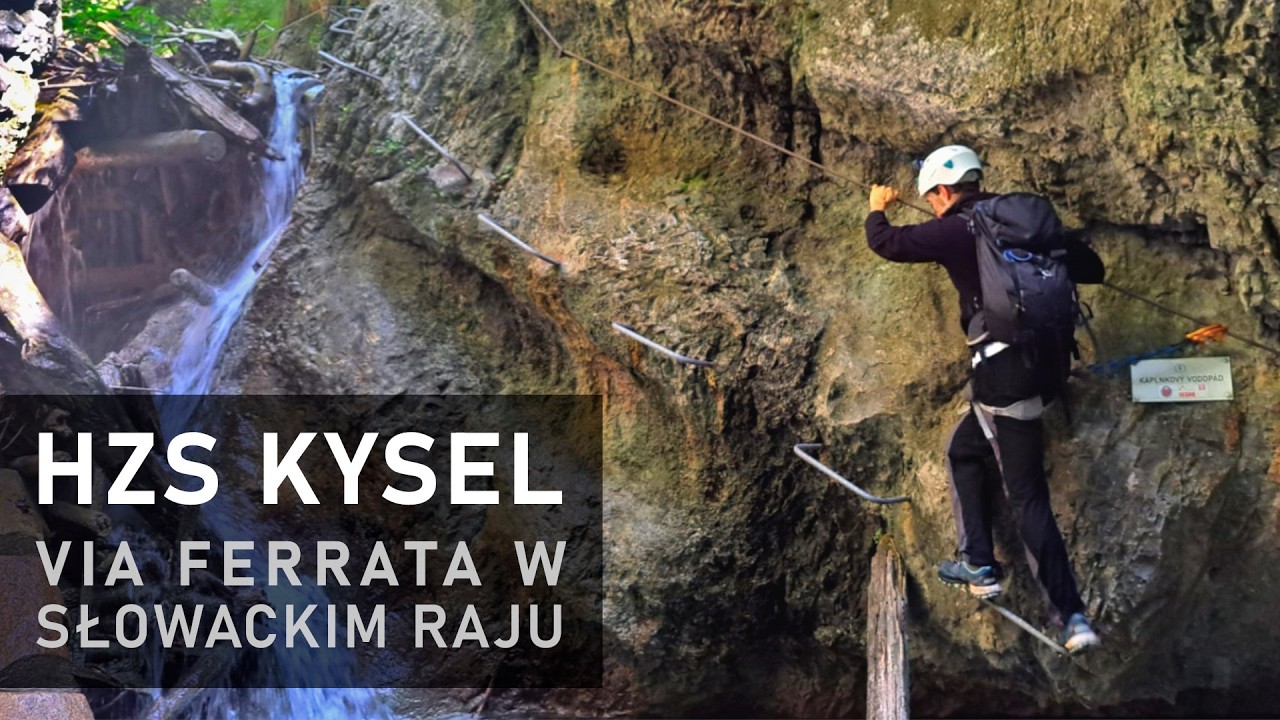 HZS Kysel - via ferrata w Słowackim Raju - YouTube