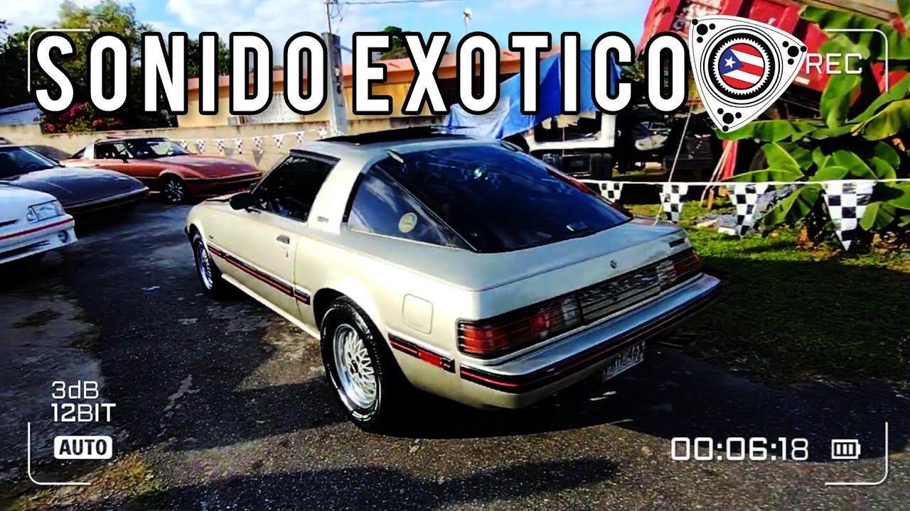 Como Suena este Mazda RX7 Sonido EXOTICO ( Esto es Puerto Rico La isla ...