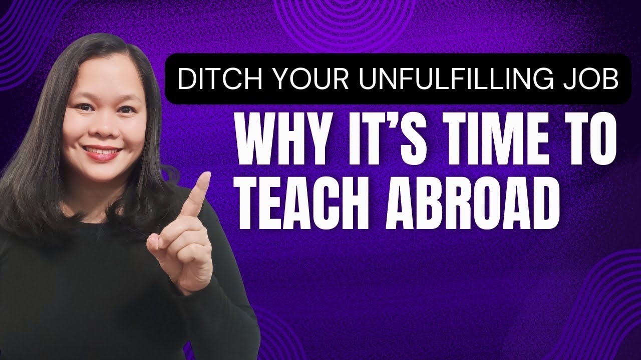 DITCH Your Unfulfilling JOB for a LIFE of FREEDOM Overseas! - YouTube