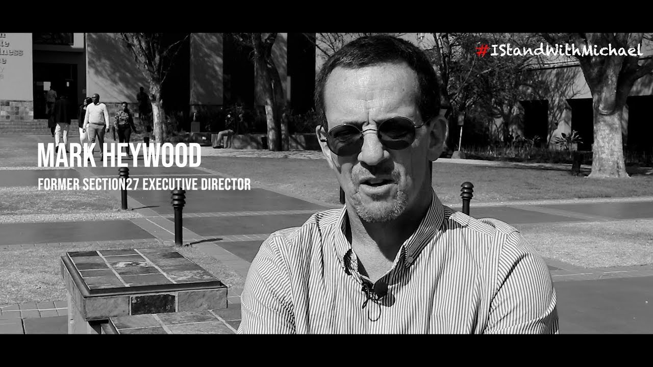 Mark heywood #IStandWithMichael - YouTube