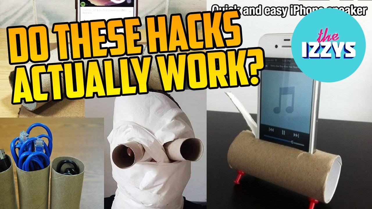 Toilet Paper Roll Life Hacks DO THEY WORK YouTube toilet-paper-roll-life-hacks-do-they-work-youtube