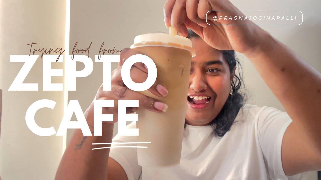 Trying Zepto Cafe’s food for the first time - YouTube