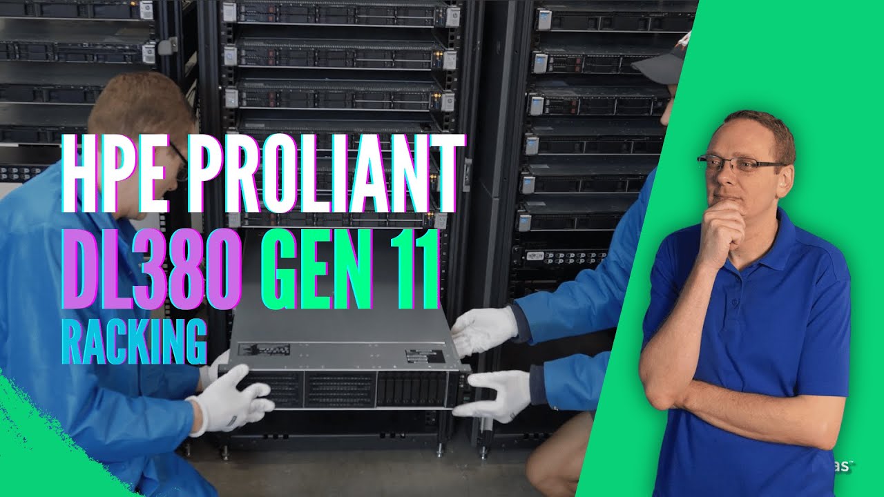 HPE ProLiant DL380 Gen 11 Server Racking | How To Rack a Server ...
