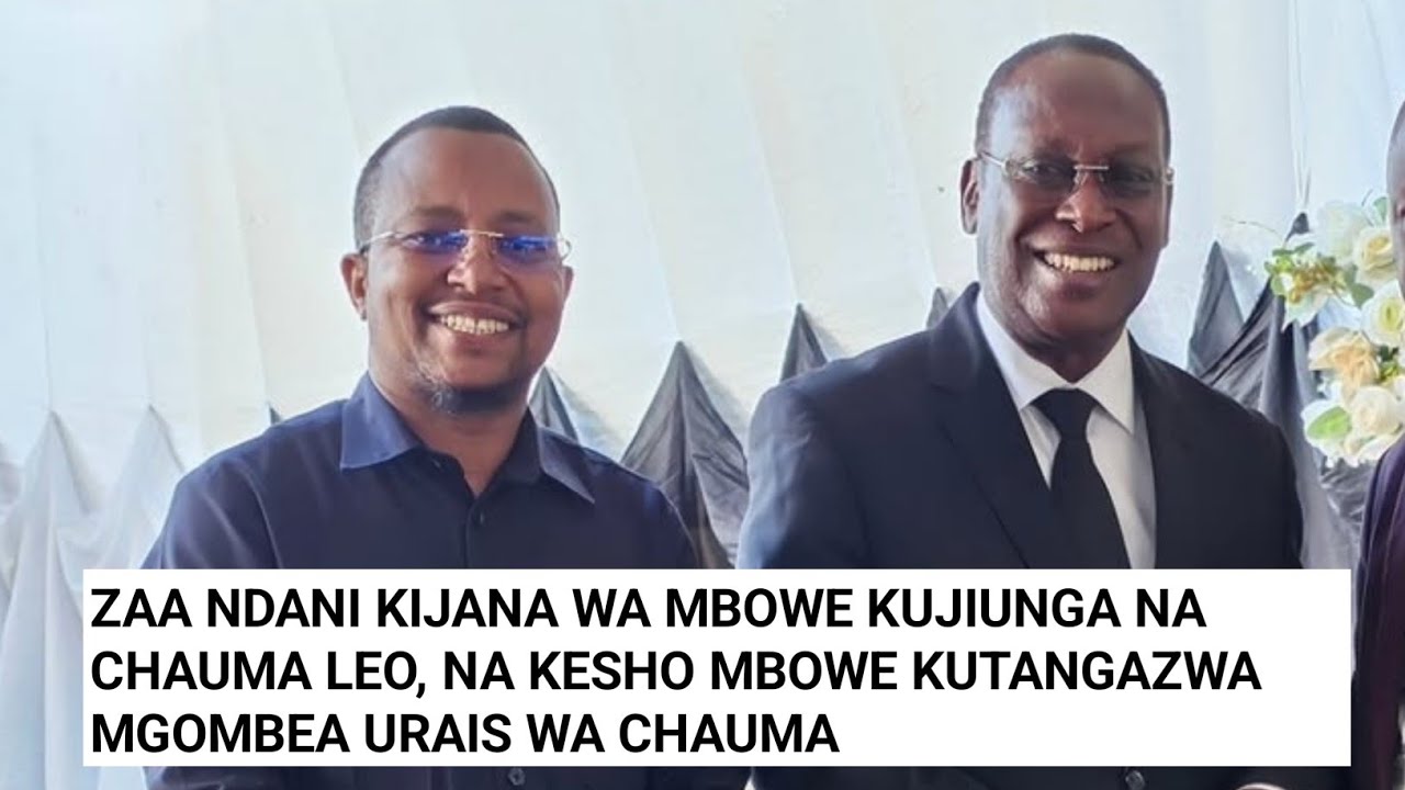 ZIMEVUJA MBOWE JAMES KUHAMIA CHAUMA LEO, NA KESHO MBOWE KUTANGAZWA ...