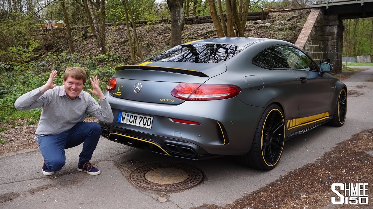 This AMG C63 S is Crazy! Manhart CR 700 - YouTube