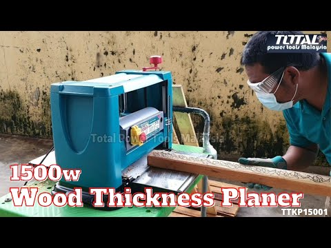 TOTAL Tools Wood Thickness Planer 1500w - TTKP15001