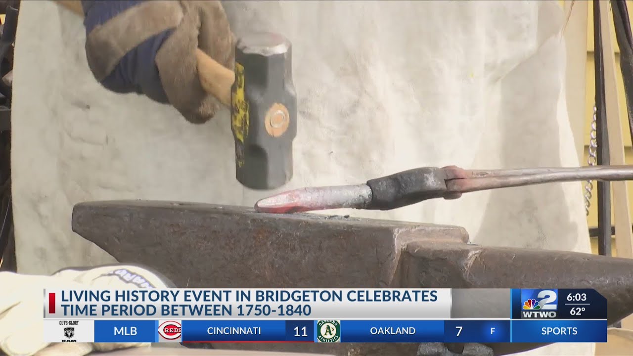 Hundreds visit Bridgeton for ‘Living History’ event - YouTube