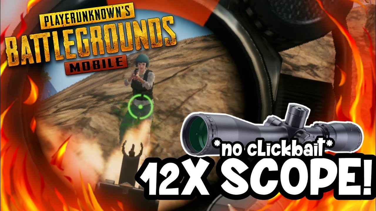 CARA MENDAPATKAN 12X SCOPE/15X SCOPE DI PUBG MOBILE!!! | TRICK PUBG ...