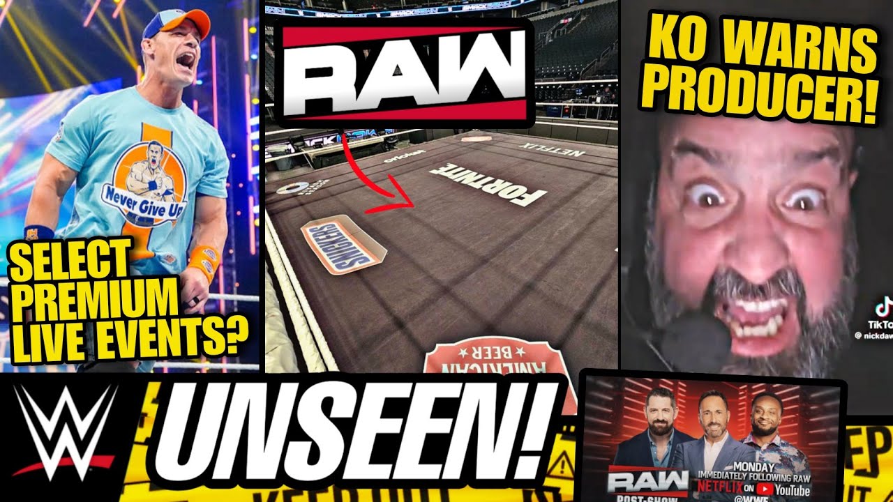 RAW RING MAT IMAGE? JOHN CENA 2025 NEWS! Unseen Smackdown Footage! Paul ...