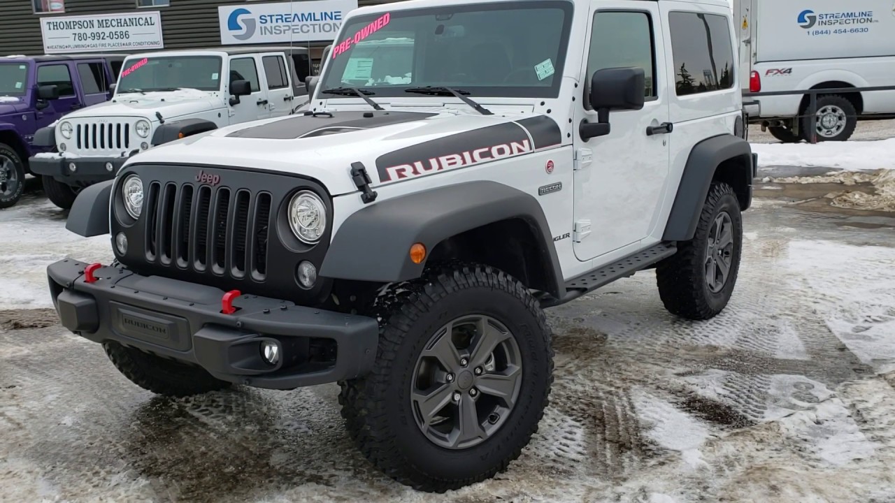 Walk around of a 2017 Jeep Wrangler Rubicon Recon - YouTube