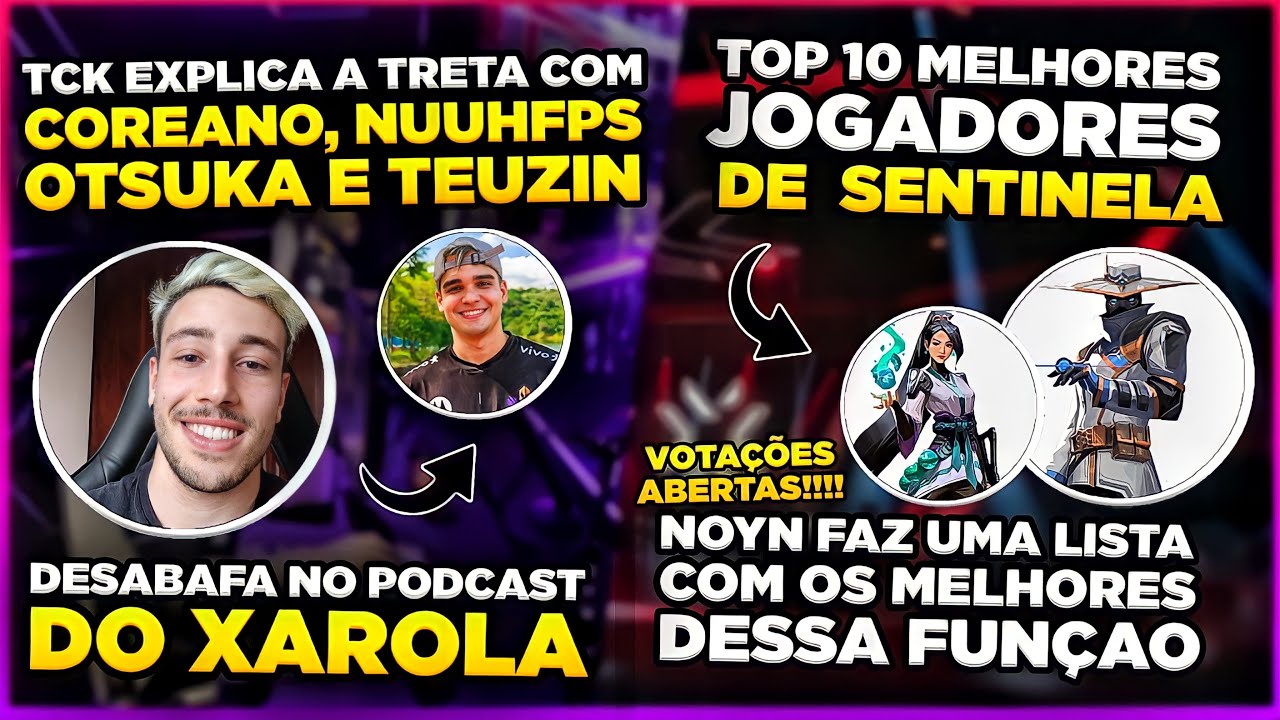 TCK EXPLICA A TRETA QUE TEVE COM COREANO E ALGUNS STREAMERS! TOP 10 ...