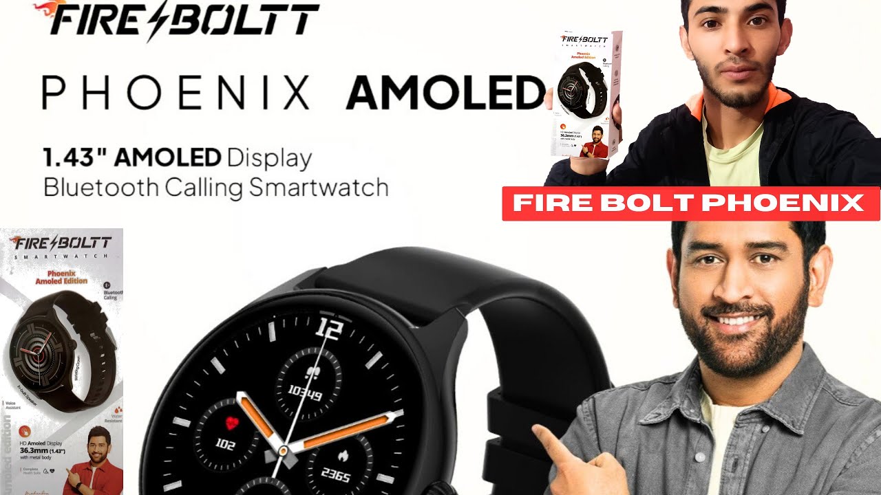 FIRE BOLT PHOENIX AMOLED EDITION SMART WATCH 🥰 UNBOXING 😍 AND REVIEWS ...