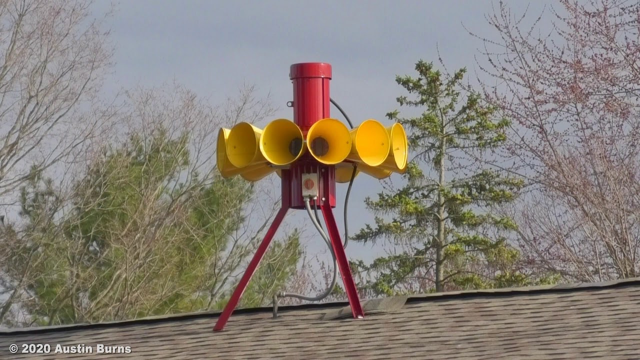Reading, MI STH-10 Siren Test - 4/6/20 - YouTube