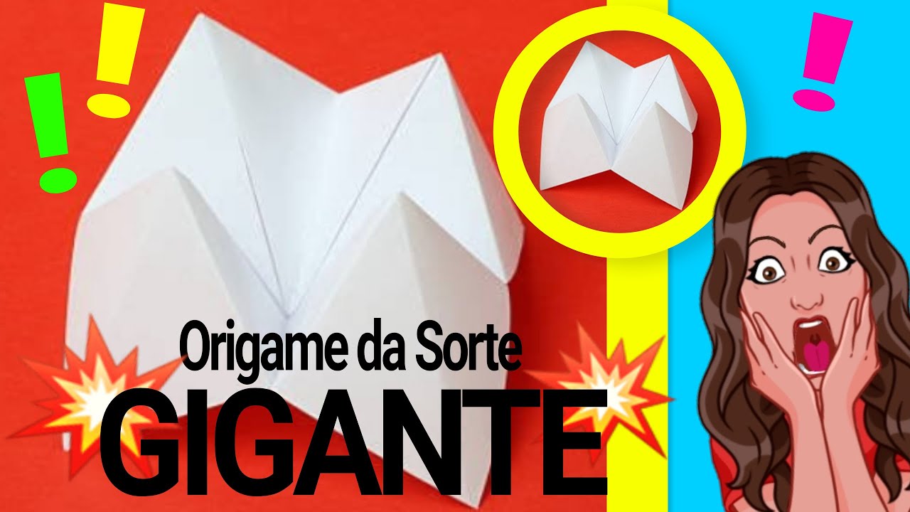 Origame da Sorte ( GIGANTE 😉👍) - YouTube