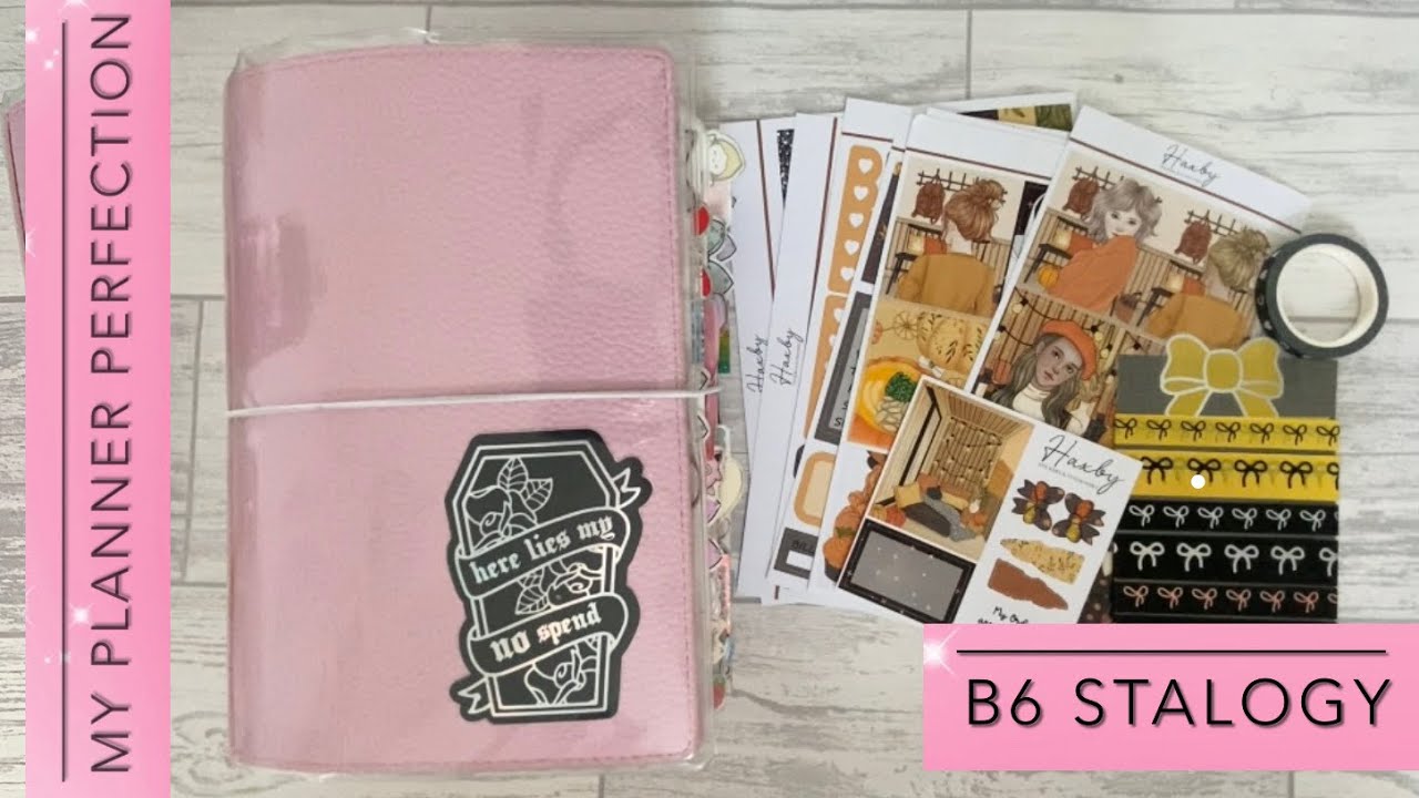 B6 Stalogy Plan With Me | My Planner Perfection - YouTube