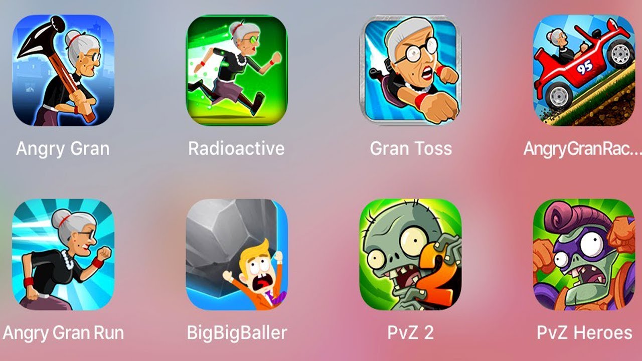 Angry Gran,Radioactive,Angry Gran Run,Gran Toss,Angry Gran Racking ...