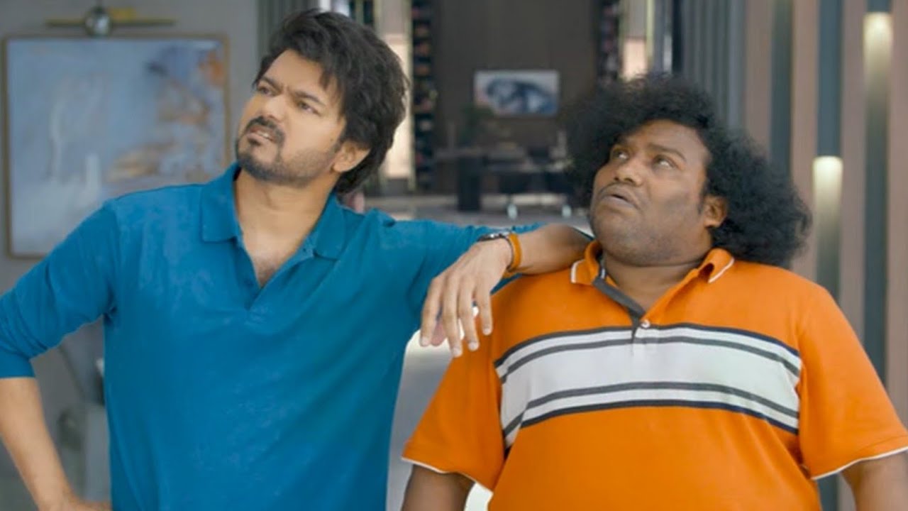 👌 Varisu movie scene | Yogi Babu | Rashmika Romance intro | Reaction ...