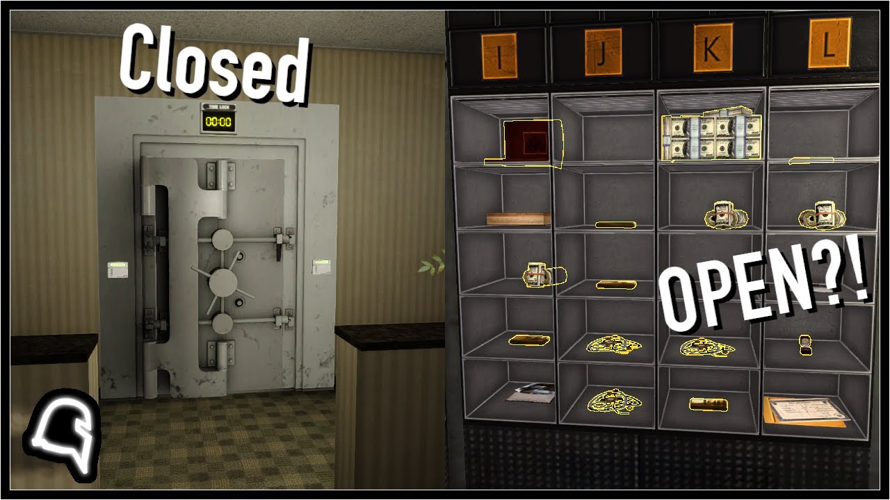 Open deposit boxes with vault closed on GO Bank! [Payday 2] #payday2 ...